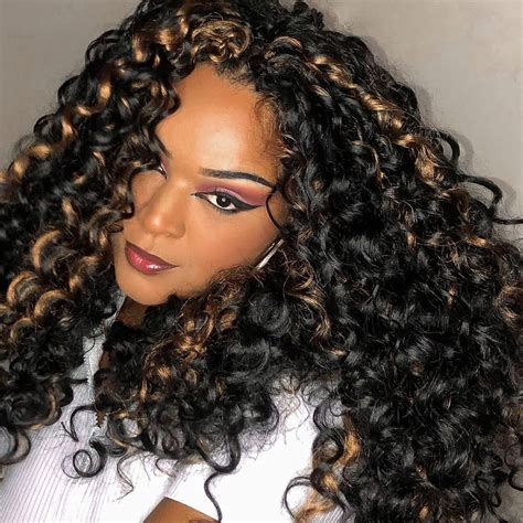 Amazon Toyotress Beach Curl Crochet Hair Inch Pcs Black