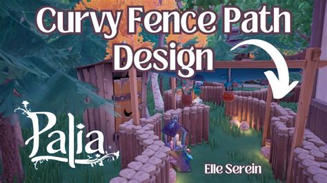 Curvy Fence Path Design In Palia Youtube