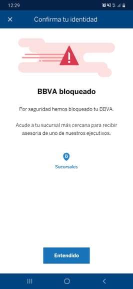 Por qué se bloquea una cuenta BBVA Haras Dadinco