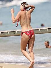 Barbara Opsomer Topless At A Beach In Saint Tropez