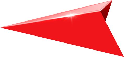 D Render Red Arrow Pointer Png
