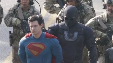Leaked Photos From James Gunn S Movie Set Show David Corenswet S