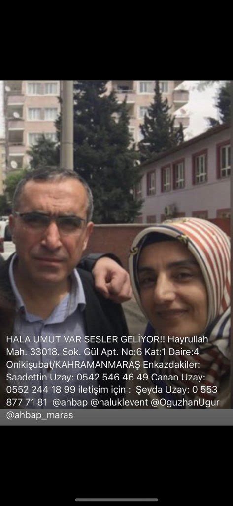 Prof Dr Güner Sönmez on Twitter Bu arkadaşlar için arama kurtarma