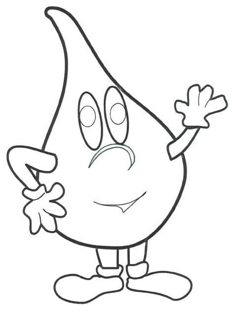 Dibujos De Gota De Agua Gratis Para Colorear Para Colorear Pintar E