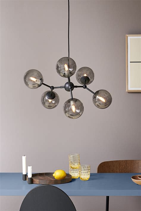 Halo Design Lampe Atom Large Smoke Boschung