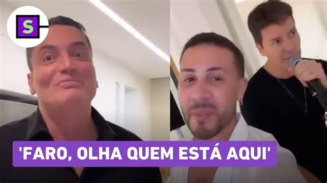 Carlinhos Maia coloca Rodrigo Faro e Leo Dias cara a cara após polêmica
