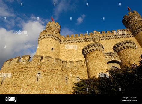 Castle Of Manzanares El Real Madrid Spain Europe Stock Photo Alamy