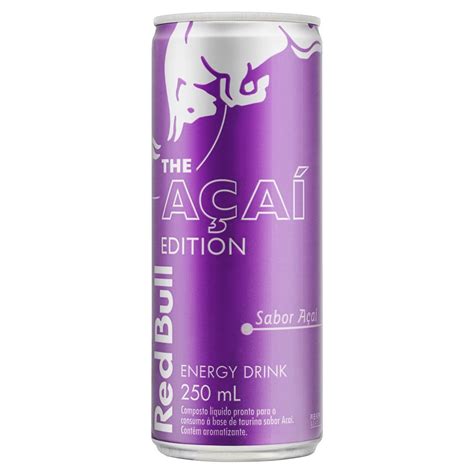 Energético Açaí Red Bull Lata 250ml O Seu Verdurão