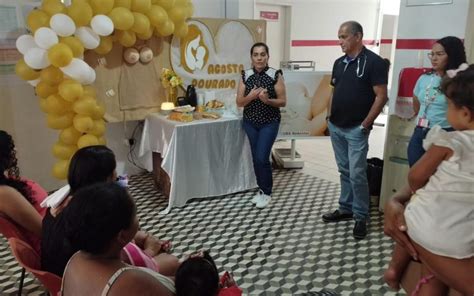 Campanha Agosto Dourado é vivenciada nas Unidades Básicas de Saúde de