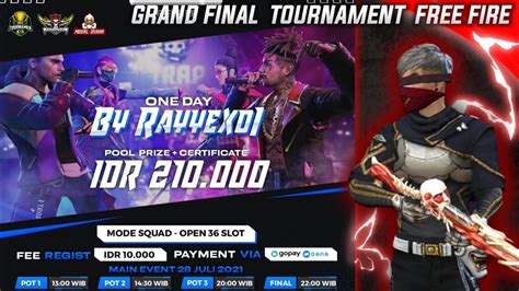 Live Grand Final Online Tournament Free Fire Oneday Slot By