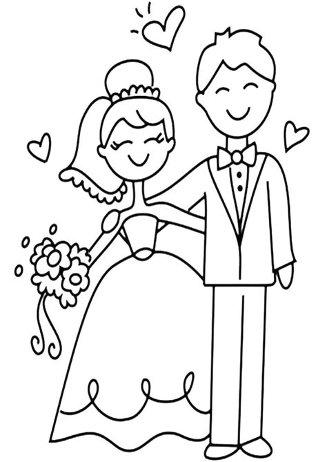 Wedding Pictures To Color Coloring Page Coloringus 3150 The Best Porn