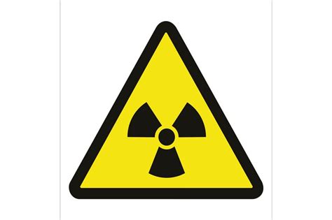 Señal advertencia solo pictorama peligro radiaciones RacNet