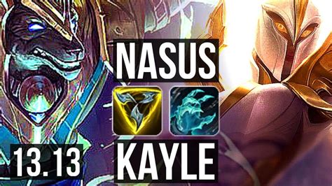 NASUS Vs KAYLE TOP 5 0 4 1700 Games 2 0M Mastery KR Master