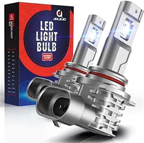 Aolead Led Headlight Bulb Hb W K Cool White Fanless