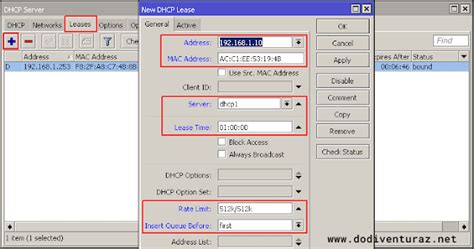 Cara Setting Static Lease Dhcp Di Router Mikrotik Herdi