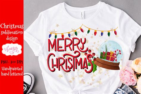 Merry Christmas Sublimation PNG Graphic By Amorclipart Creative Fabrica