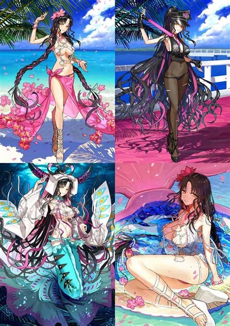 全再臨とスキルバレ注意水着キアラ 水着イリヤ 水着ブリュンヒルデ FGO サーヴァントサマーキャンプ キアラの召喚演出が特殊
