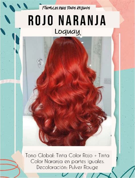 Fórmulas para Tonos Rojizos Tinte para el Cabello Tips y Tendencias
