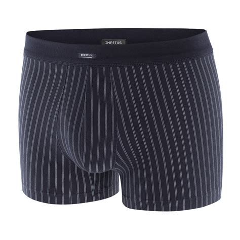 Boxer en coton stretch homme Essentials bleu rayé par Impetus