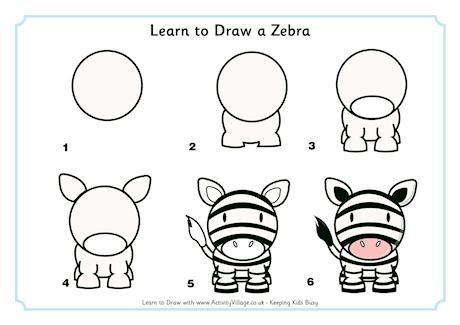 Learn To Draw A Zebra
