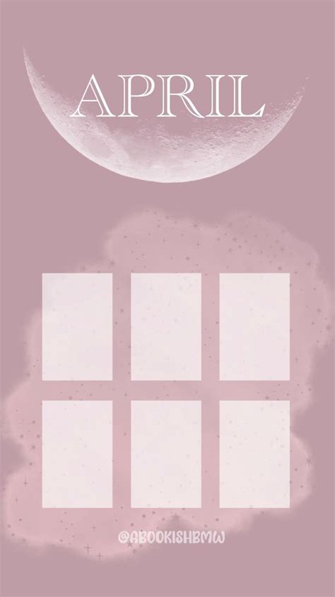 Pink Moon Book Templates Reading Templates April Theme April Reads