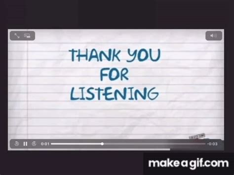 Thank You For Listening Pictures Animated Moving