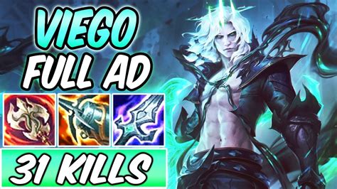 S Viego Mid Full Ad On Hit Gameplay Build Runes New Amazing