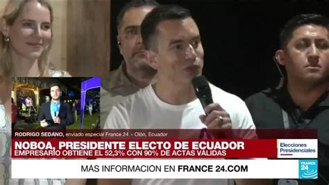 Informe desde Olón Ecuador ha elegido a Daniel Noboa Azín como su