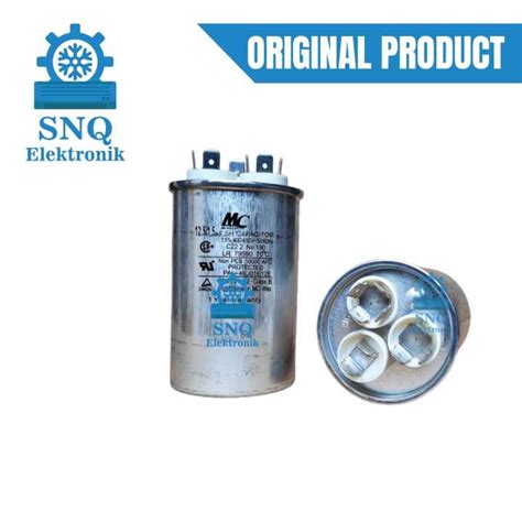 Kapasitor AC 12 5 1 5 Uf Merk MC Capasitor AC 1 2 PK 12 5 1 5 Uf