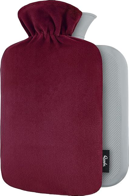 Bouillotte avec Housse Polaire Housse Premium Douce et Molletonnée