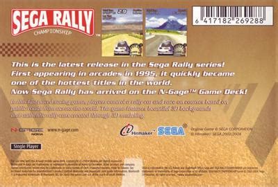 Sega Rally Championship Images Launchbox Games Database