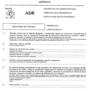 ᐈ Certificado ADR para Mercancías Peligrosas Pasos y MÁS