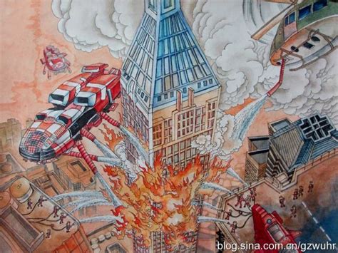 科学创意画科技 科学创意画小学 科技创意画 大山谷图库