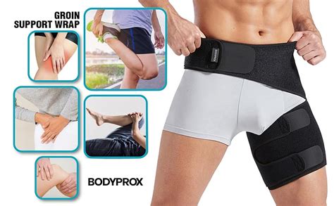 Bodyprox Groin Support Bandage Adjustable Compression Wrap For Hip