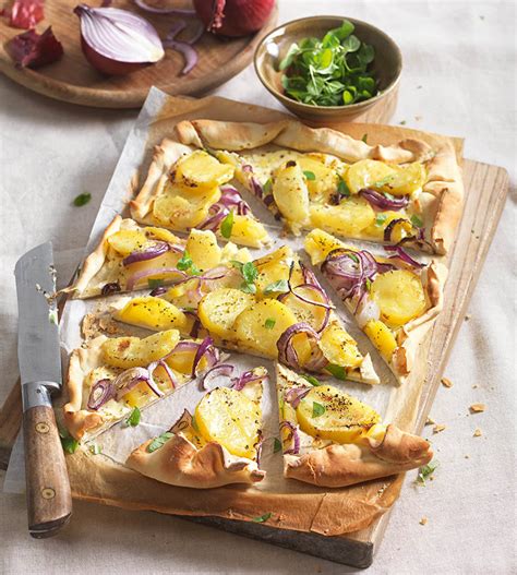 Flammkuchen Mit Kartoffeln Simples Rezept Tante Fanny