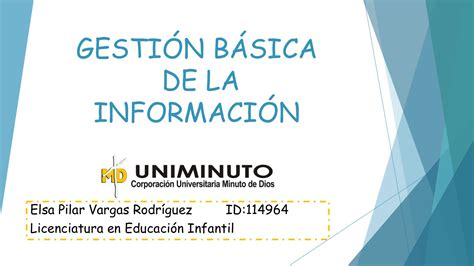 Calaméo GESTIÓN BÁSICA DE LA INFORMACIÓN UNIMINUTO