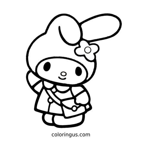My Melody Funko Pop Coloring Page Coloringus