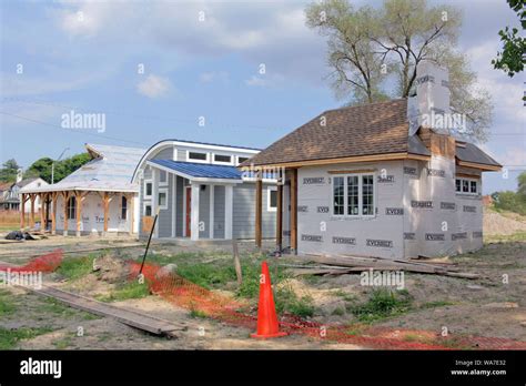 Tiny Homes Detroit Michigan USA Stock Photo Alamy