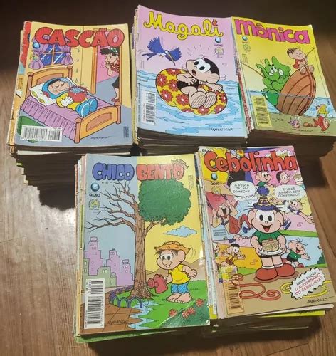 Menor Preço Do Mercado Kit 10 Gibis Turma Da Mônica Sem Repetição