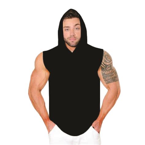 Camisa plus size regata academia masculina machão capuz Mutante Fitness