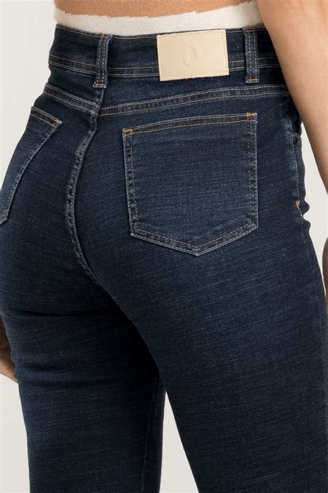 Calça Jeans Feminina Skinny Azul Escuro F2023116 Oxiblue Jeans