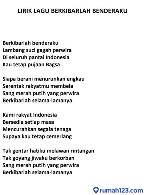 Lirik Lagu Berkibarlah Benderaku Ciptaan Bu Sud Dan Makna Dibaliknya