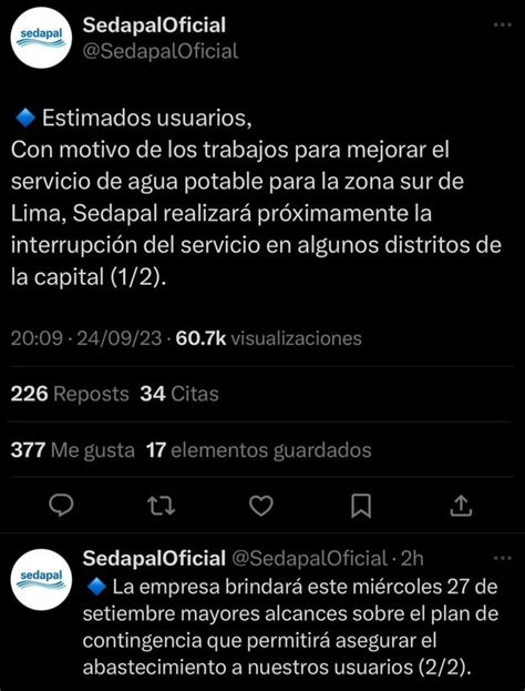 Ltimas Noticias Para Este De Septiembre Sobre El Corte De Agua