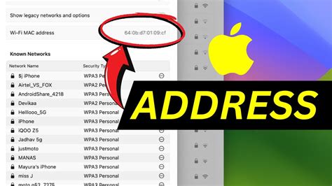How To Get Mac Address On MacBook Find Mac Address MacBook MacBook
