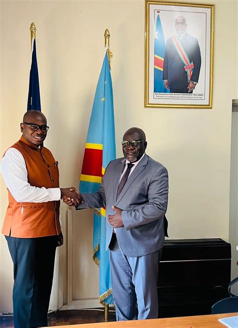 Mhe Balozi Amtembelea Balozi Wa DRC Nchini Namibia Tanzania High