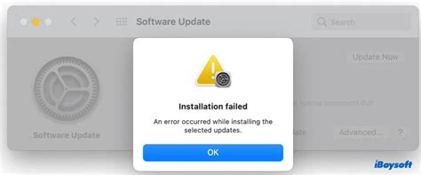 Ventura Updated An Error Occurred While Installing The Selected Updates