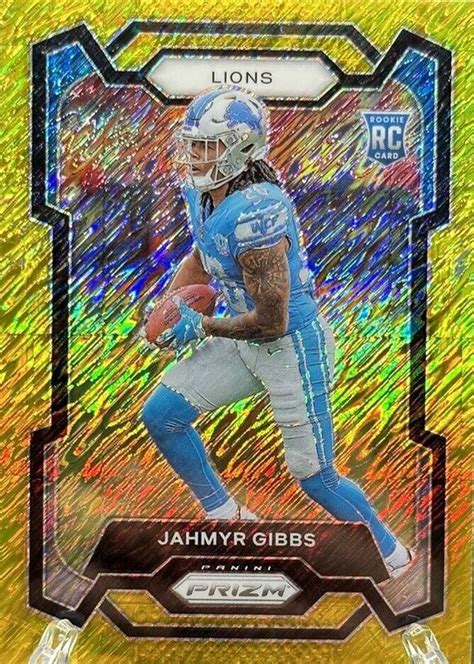 Jahmyr Gibbs Prizm Gold Shimmer Price Guide Sports Card