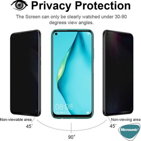 Microsonic Huawei P Lite Privacy D Gizlilik Filtreli Cam Fiyat