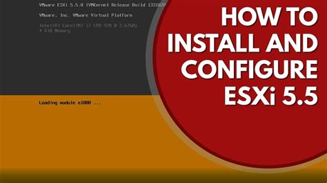 How To Install And Configure VMware ESXi On VMware Workstation