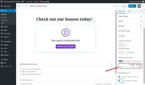 How To Translate A Website Using Divi And Wpml